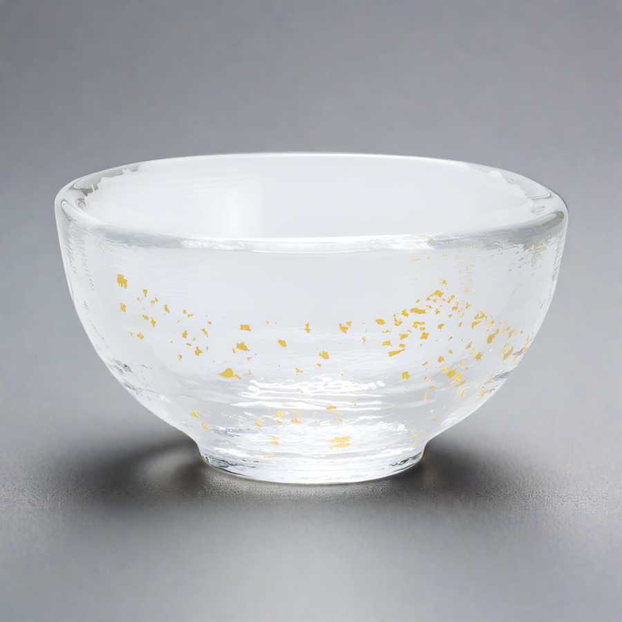 Hirota Gold Leaf Glass Sake Cup - Clear / Purple – Kakumei